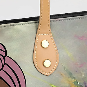 FZNHQL Tote Bags American Melanin Women‘s Gifts Handbags for Black Women Afro Fashion Shoulder Bags Work Travel Bag