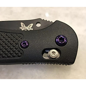 Purple Torx Screws Set For Benchmade Griptilian Scale Pivot & Clip 550 551 553