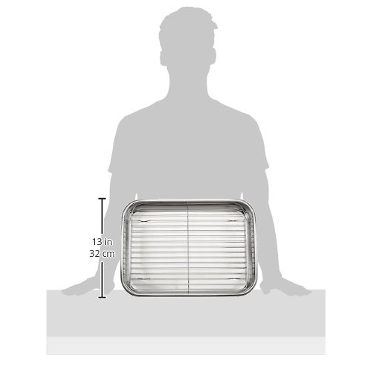 ExcelSteel 594 Roasting Pan, Stainless