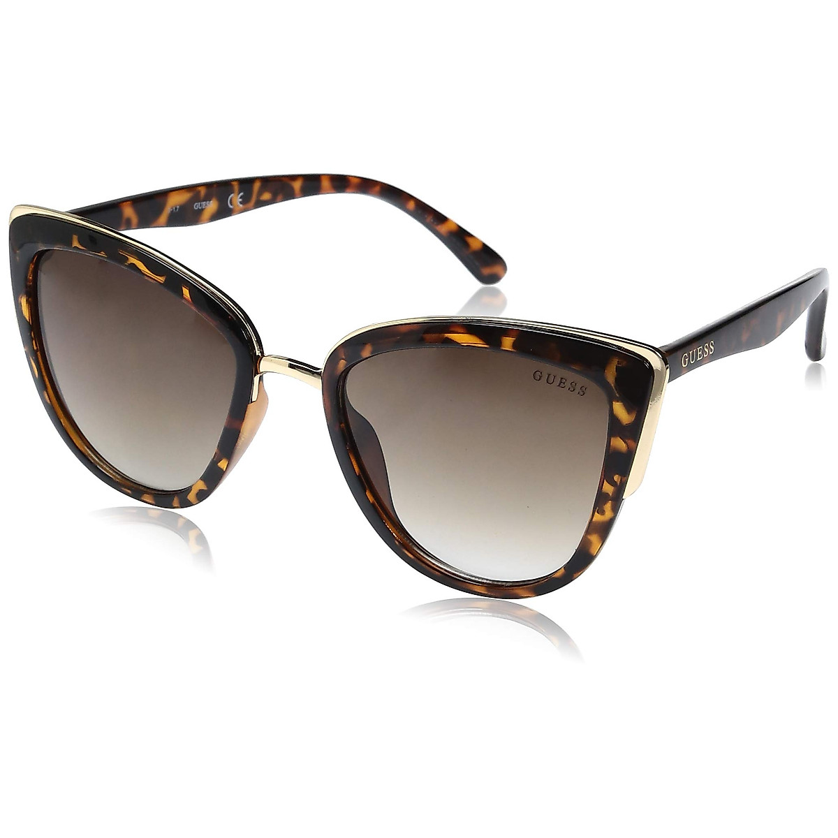 GUESS GF0313 Dark Havana/Gradient Brown Lens One Size
