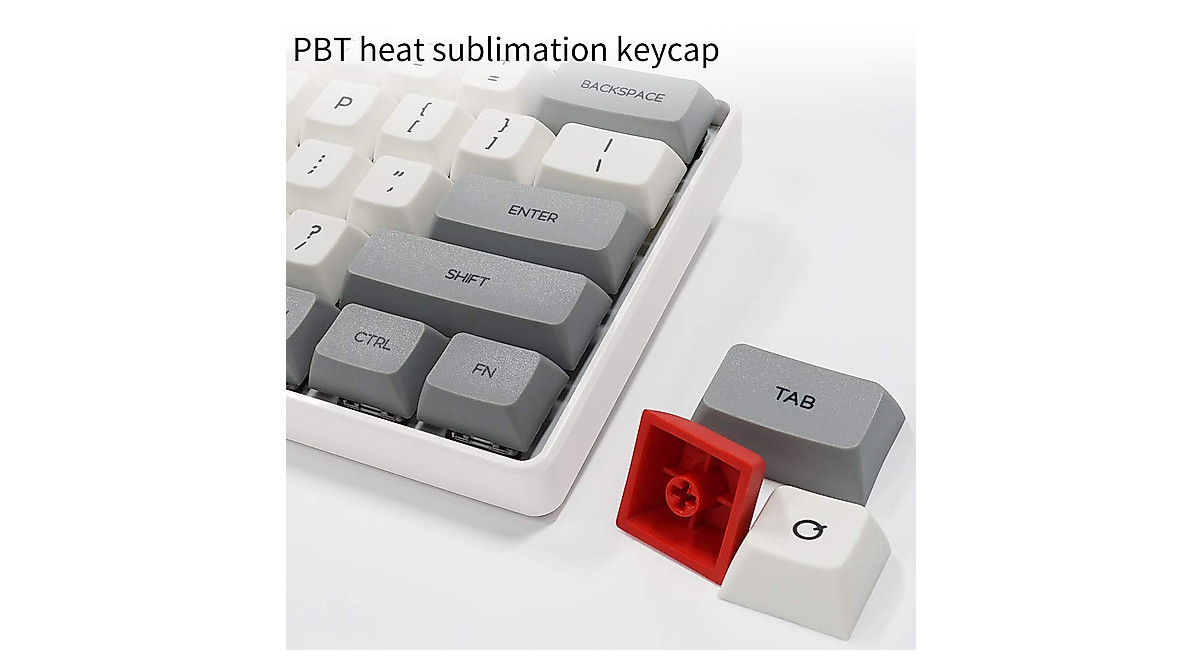 YUNZII SK61 Grey Hotswap Mechanical Keyboard | RGB & Waterproof