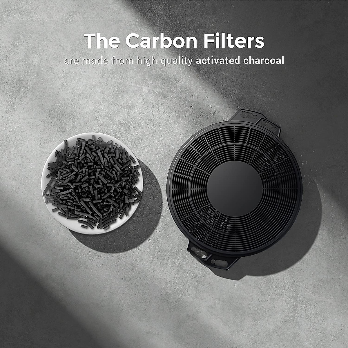 30 inch Under Cabinet Range Hood with Filters, Slim Vent Hood with 3 Speed Exhaust Fan in Stainless Steel Ducted and Ductless Convertible