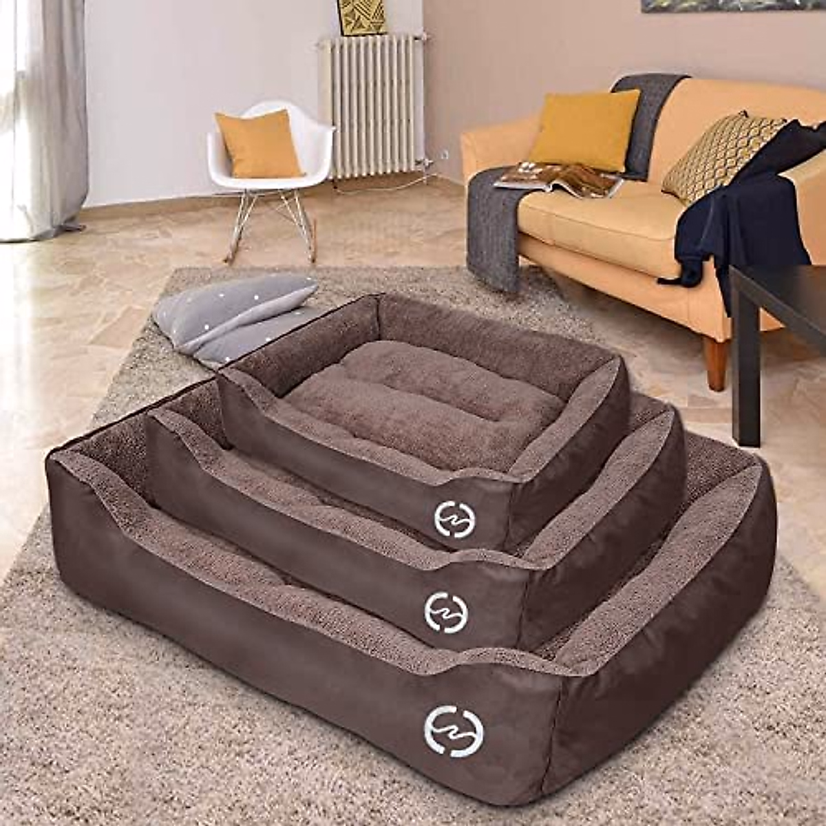 Dog Bed, Dog Beds for Large Dogs, Rectangle Washable Pet Mattress Comfortable and Breathable Large Dog Bed, Pet Bed