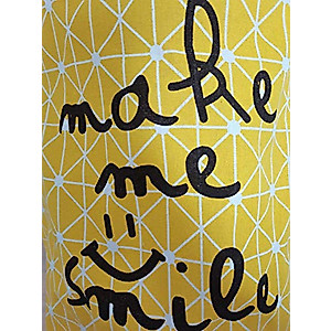 Storage Baskets Waterproof Foldable Organizer Large Storage Bins for Dirty Clothes Home and Office Toy Organizer Laundry Hamper(Yellow triangle)