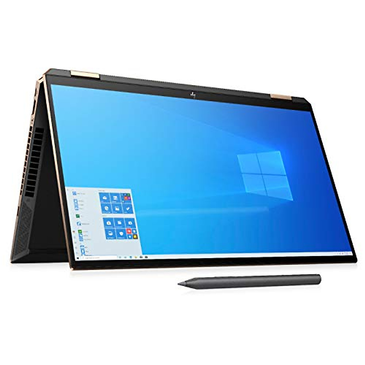 HP - Spectre x360 2-in-1 15.6" 4K Ultra HD Touch-Screen Laptop Intel Core i7 16GB Memory GeForce GTX 1650 Ti 1TB SSD - Nightfall Black - 15-EB0053DX 9GB30UA#ABA