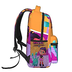 Zqiyhre Abby Backpack Print Cartoon Small Laptop Backpack Casual Travel Backpack for Students