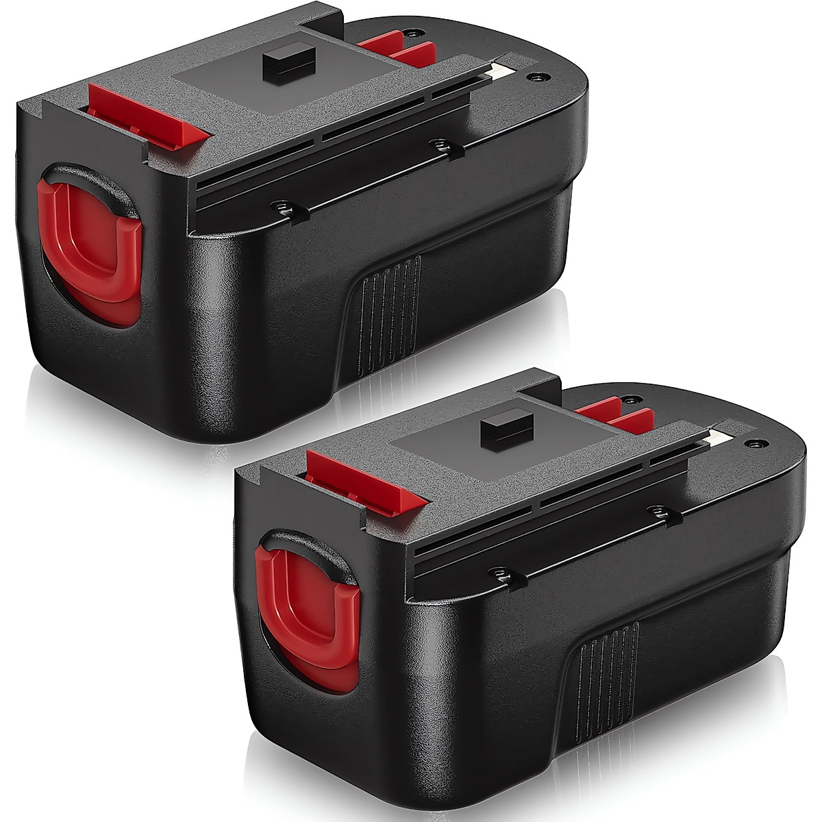 VANTTECH 2Pack HPB18 18V 4.0Ah Ni-Mh Replacement for Black and Decker Battery 18V Ni-Mh Compatible with HPB18-OPE 244760-00 A1718 FS18FL FSB18 Firestorm