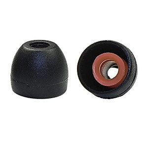 Small - 6 Pair Earphones Plus Brand Replacement Earbuds, Hybrid Ear Tips for Select Models by Sony and Other Brands (See Compatibility Details Below)