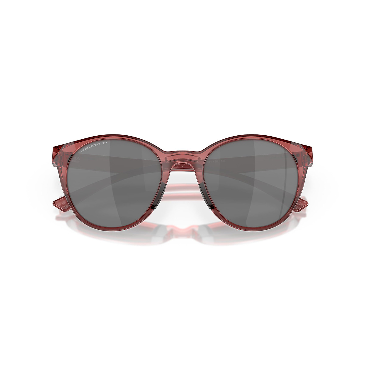 Oakley Women's Oo9474 Spindrift Round Sunglasses, Matte Black/Prizm Rose Gold Polarized, 52 mm