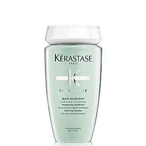 KÉRASTASE Specifique Balancing Shampoo for Oily Scalp & Hair, Cleanses Oil From Roots and Hydrates Dry Hair Ends