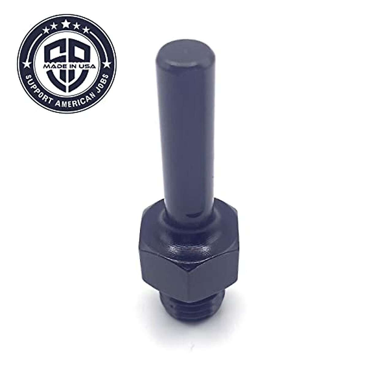 Core Drill Bit 5/8-11 to 3/8 Arbor Adapter for Threaded Diamond Hole Saw Triangle Drill Sanding Attachment Arbor Shaft Adapter (1)