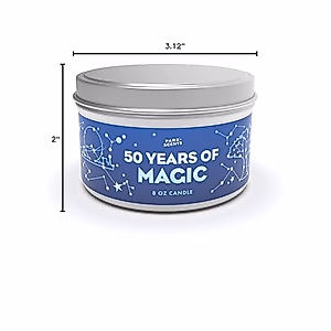 Park Scents 50 Years of Magic Candle - Beautiful Smell Used at Most Hotels Celebrating Disney 50th Anniversary - Super Accurate - Handmade in The USA - Vegan and Cruelty-Free | 8 oz. Tin