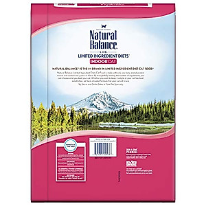 Natural Balance Limited Ingredient Diet Salmon & Chickpea Indoor Adult Cat Grain-Free Dry Cat Food 10-lb. Bag