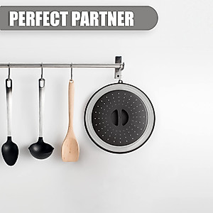 MAGJIUKE Microwave Food Cover & Mat,Vented Collapsible Splatter Guard Dish Plate lid & Silicone Round Kitchen mat,Heat Resistant Multi-Purpose Non-Slip Trivet Drying mat,Home Apartment Essential