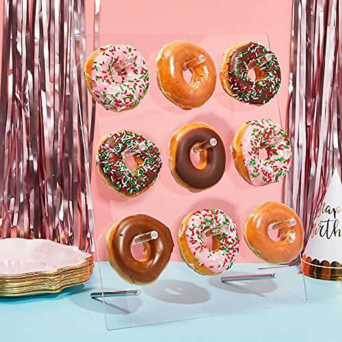 Donut Wall Display Stand (12 x 15 in, 2-Pack)