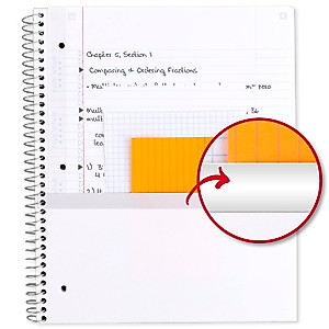 Five Star and National Wildlife Federation Spiral Notebook + Study App, 1 Subject, College Ruled Paper, 11" x 8-1/2", 80 Sheets, Forest Bear, 1 Count (820088FM)