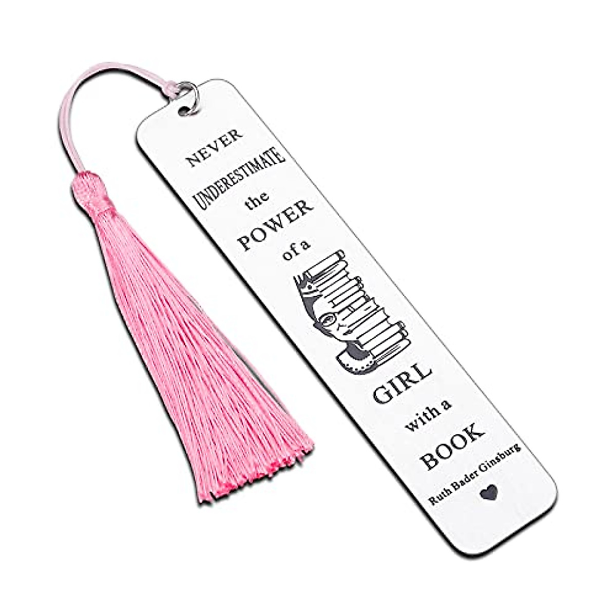 Inspirational Bookmark for Powerful Women Girls Female Lawyer Students Book Lover Birthday Graduation Law Bookmark Gifts for Daughter Friends Lady BFF Christmas Gifts for Teenage Girls Fans