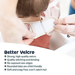 Tiny Twinkle Mess Proof Baby Bib, Cute Full Sleeve Bib Outfit, Waterproof Bibs for Toddlers, Machine Washable, Tug Proof Closure, Baby Smock for Eating, Long Sleeve (Cinnamon, Small 6-24 Months)