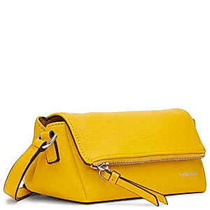 Calvin Klein Argo Flap Crossbody, Daffodil