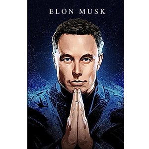 ELON MUSK: 120 Simple Journal Pages - "6 x 9" - Planner, Journal, Notebook, Composition Book, Diary for Women, Men, Teens, and Children