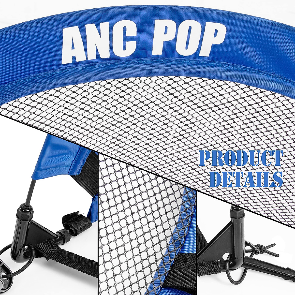 Portable Pop Up Soccer Goal Net Set for Kids or Adaults Trainning and Backyard Playing with Carrying Case, Training Cones and Target