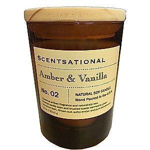 Scentsational Amber & Vanilla Candle, Amber