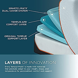 Tempur-Pedic TEMPUR-ProAdapt 12-Inch Firm Cooling Foam Mattress, Twin XL, Made in USA, 10 Year Warranty