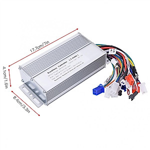 Bike Fender 48V 60V 64V 1000W-1500W E-Bike Brushless Speed Motor Controller Electric Bicycle Electric Scooter 12 Tube Sine Controller Mud Guards