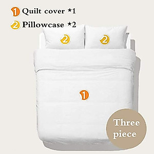 California King Duvet Cover Floral Soft Microfiber Bedding Sets with Zipper 3 Pieces Green Duvet Cover Sets for Women Man Customizable(1 Duvet Cover California King 104x98 + 2 Pillow Cases)