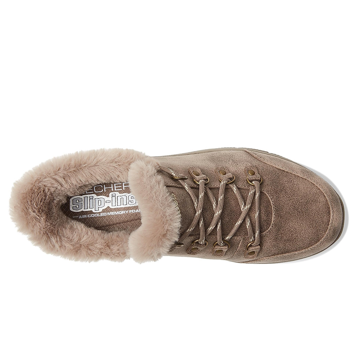 Skechers Women's Easy Going-Fall Adventures-Hands Free Slip-Ins Ankle Boot, Taupe, 9