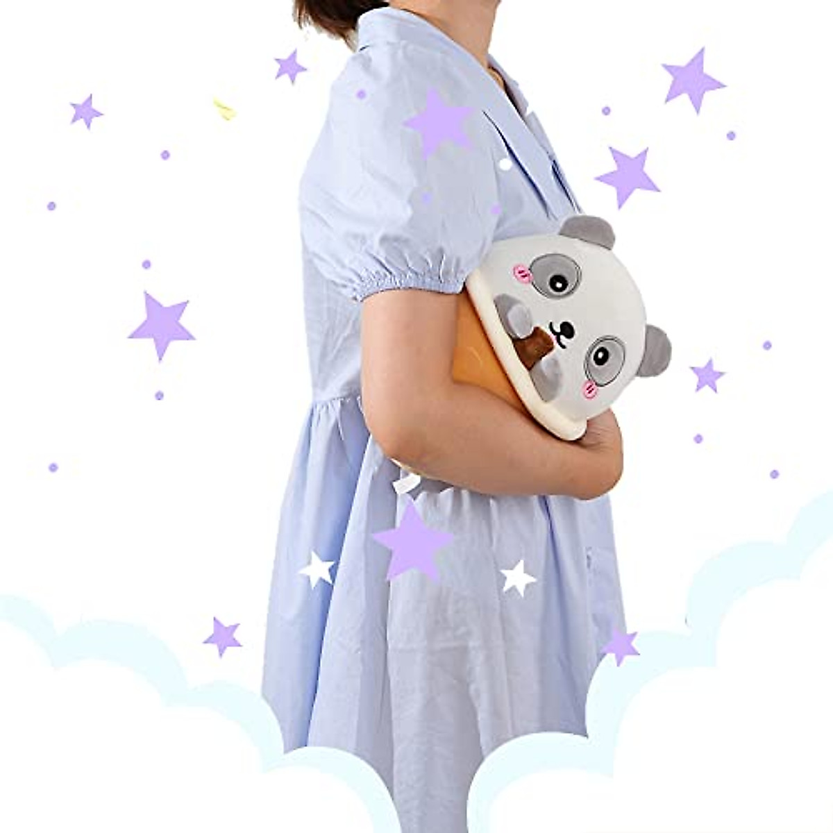 AIXINI Panda Boba Plush 10 inch Bubble Tea Stuffed Animal Soft Kawaii Plushie Toy