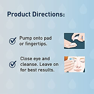 OCuSOFT Lid Scrub PLUS Foam- Moderate to Severe Eyelid Conditions - Instant Foaming Eyelid & Eyelash Cleanser - Extra Strength Daily Eyelid Cleanser to Remove Oil, Dirt, Pollen & Eye Makeup-1.68 fl oz
