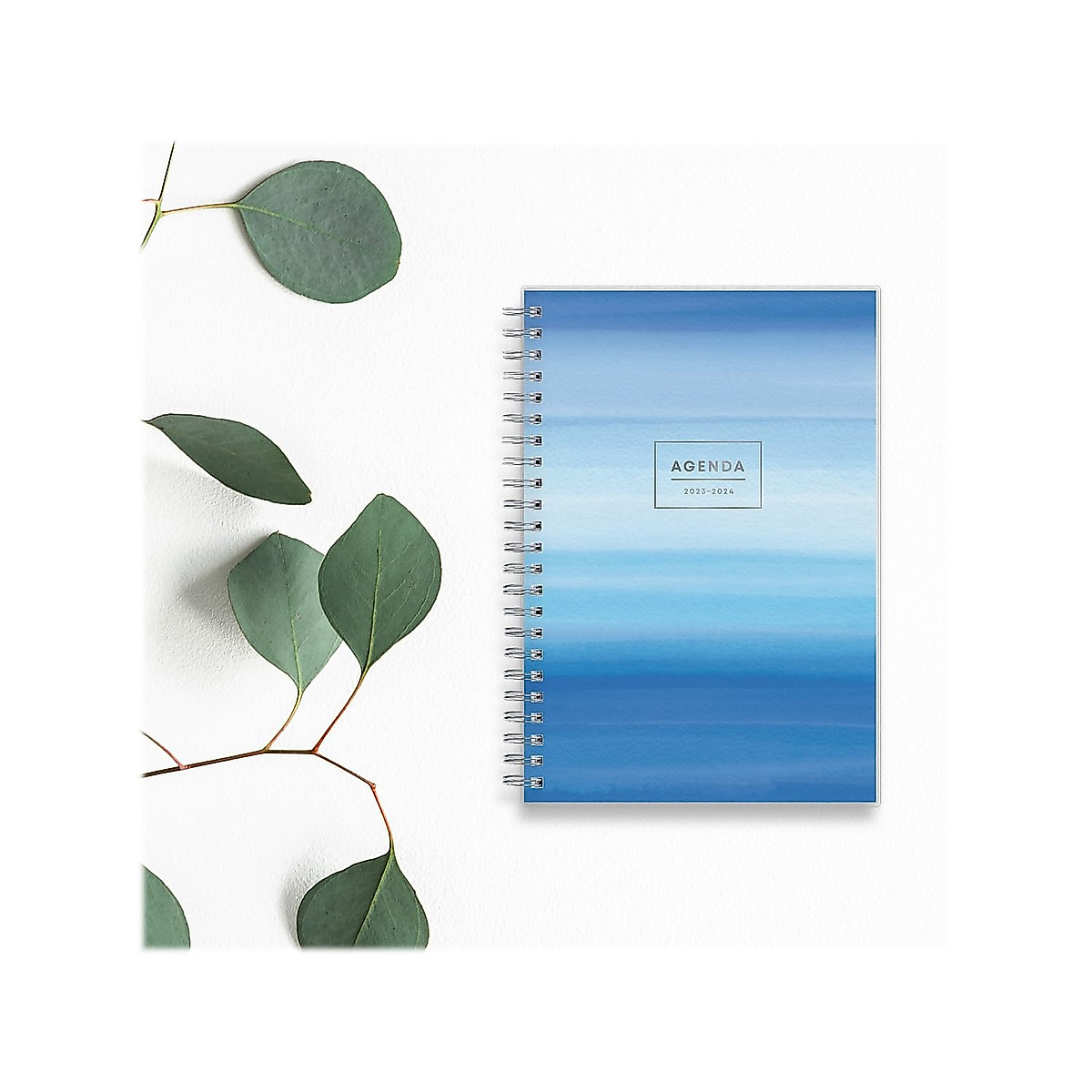 2023-2024 Blue Sky Chanson 5-inch x 8-inch Academic Weekly & Monthly Planner, Blue (128694-A24)