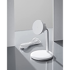 ESR HaloLock Shift Wireless Charger, Compatible with MagSafe Charger Stand, 2 Charging Modes, Detachable Fast Charging Pad, for Caseless iPhone 14/13/12 Series Phones and Magnetic Cases, White