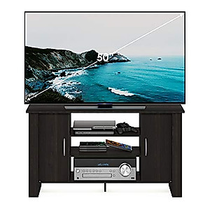 Furinno Econ TV Stand Entertainment Center, Espresso
