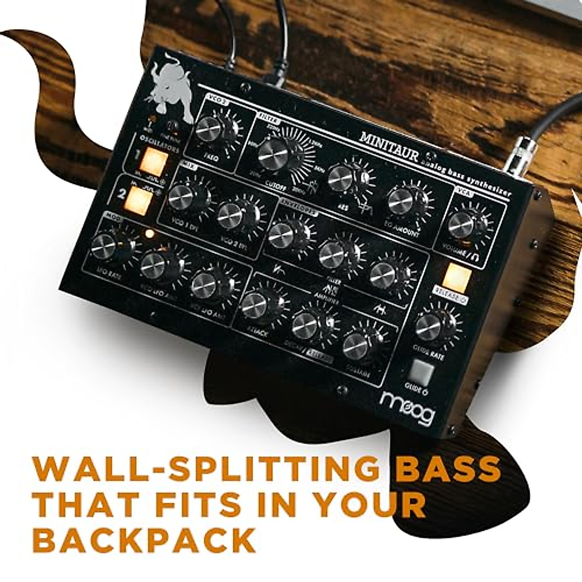 MOOG Minitaur - Analog Bass Synthesizer Module with Headphone Amp, 128 Presets, Software Editor