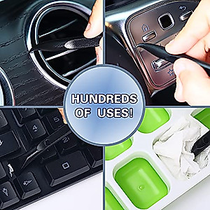 Scraper Plastic Scraper Tool Multipurpose Label Scraper, Non-Scratch Cleaning Tool for Tight Spaces, Crevices, Perfect for Remove Paint, Food Dirt, Label and More, 3pcs