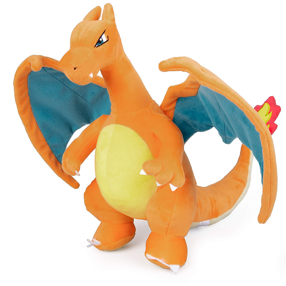 Pokémon 12" Charizard & 8" Charmander Plush 2-Pack - Evolution Set - Officially Licensed - Authentic Soft Stuffed Animal Toy Figure - Valentine's Day Easter Basket Stuffer Gift for Kids, Boys, Girls
