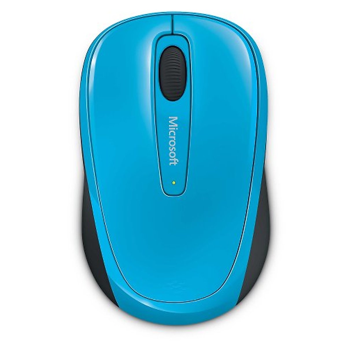 Microsoft 3500 Wireless Mobile Mouse - Cyan Blue .Comfortable design, Right/Left Hand Use, Wireless, USB 2.0 with Nano transceiver for PC/Laptop/Desktop, works with Mac/Windows Computers
