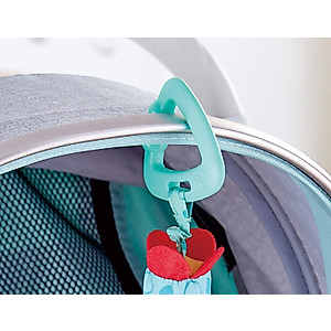 Hape Bumblebee Pram Rattle | Clip-On Rattle Pram Bassinet and Pushchair Baby Toy – Suitable for Newborns,Multicolor, L: 15, W: 1.8, H: 4.3 inch