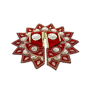 Aditri Creation Ladoo Laddu Gopal Dress Cloth Bhagwan Poshak of Indian God Bal Krishna Dev Vastra for Metal Idol Statue for Indian Traditional Holi Festival Decoration(Size:- 2-4 No. Dia :- 8")(Pink)