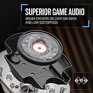 RIG 700HX Ultralight Wireless Gaming Headset Officially Licensed for Xbox - Removable Noise Canceling Microphone - Dolby Atmos 3D Surround Sound for Xbox Series X|S, Xbox One, PC, USB (Black)