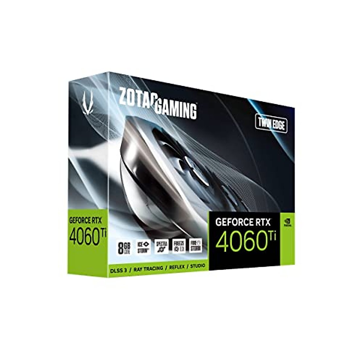 ZOTAC Gaming GeForce RTX 4060 Ti 8GB Twin Edge DLSS 3 8GB GDDR6 128-bit 18 Gbps PCIE 4.0 Compact Gaming Graphics Card, IceStorm 2.0 Advanced Cooling, Spectra RGB Lighting, ZT-D40610E-10M