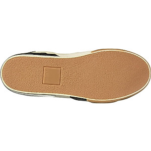 Dolce Vita Women's Zina Sneaker, White/Black Leather, 8