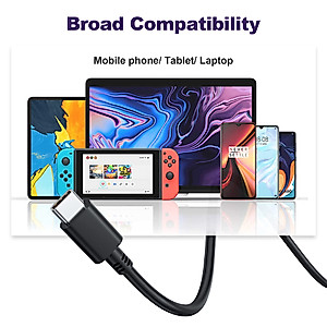 USB-C 65W 45W AC Adapter Laptop Charger for Asus Chromebook ZenBook Transformer ExpertBook, C302C C213 C214 C436 C523 ADP-45EW B, UX390UA UX490 UX325 UX393 UX371, B9450FA B9450CEA, T302, Foldable Plug