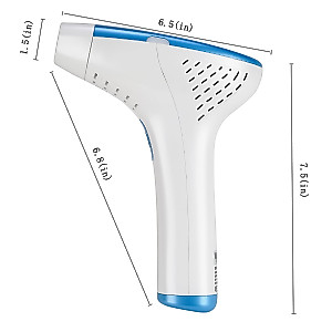 T1 Face and Body Hair Removal System - Painless IPL Hair Removal Device for Women & Man - Cooling Gel is Not Required - FDA cleared - Home Use IPL Hair Remover