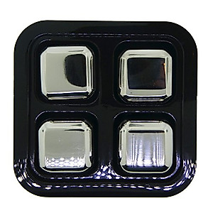 Surgical Grade Steel Whiskey Stones - BEST - Whiskey Rocks Ice cubes - 100%