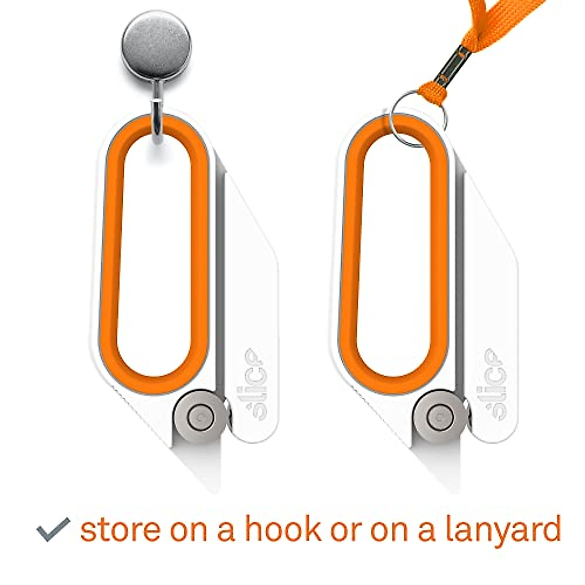 Slice 10598 Rotary Scissors Cutting Tool by Slice, Bladeless Scissors, Ambidextrous Cutter Ideal for Cutting Gift Wrap, Gift Basket Cellophane, Paper 1 Pack