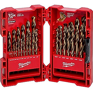 29 Pc. Cobalt Red Helix Drill Bit Kit