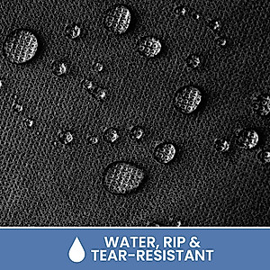 Black Garment Bag for Travel and Storage with Zipper for Suits Tuxedos Dresses and Coats 24 inch x 40 inch